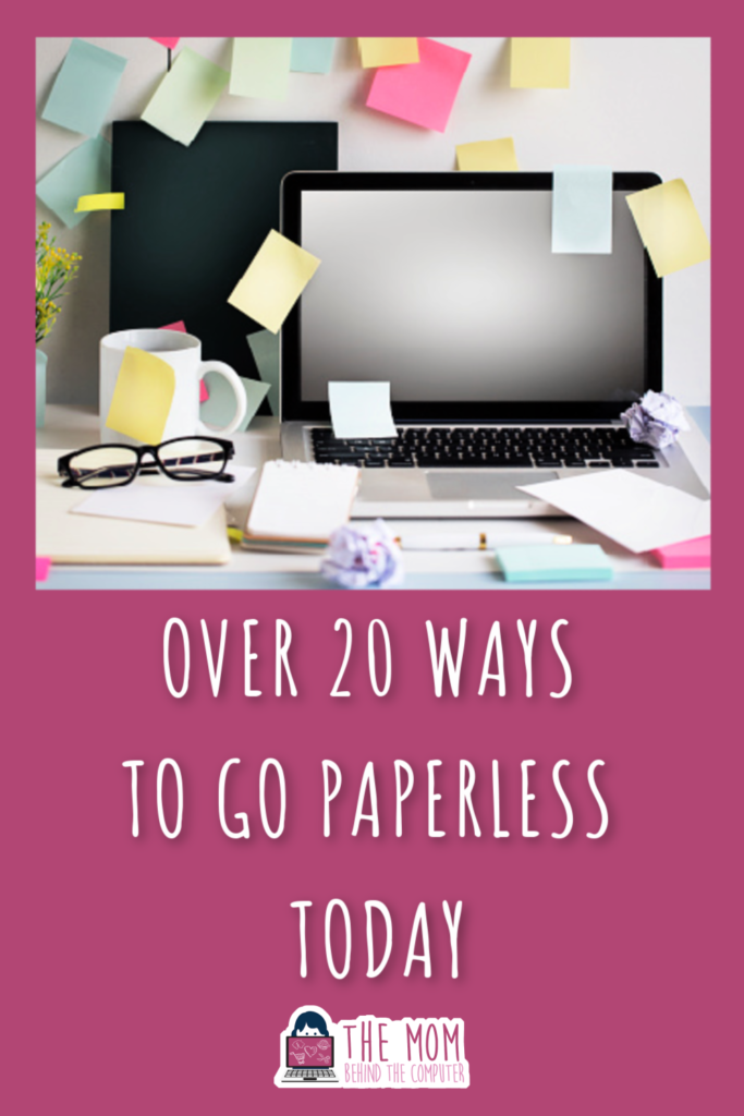 20 Ways to Go Paperless Free Download – The Mom Behind The Computer
